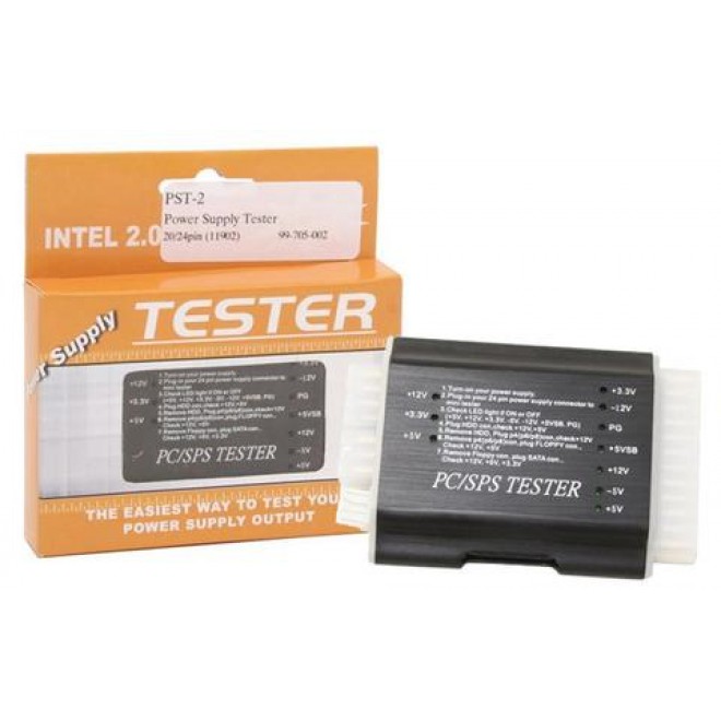 Easy 24Pin Power Supply Tester - PowerhousePC