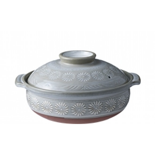 GINPO DONABE HANA NO9 MISHIMA CERAMIC HOT POT - PowerhousePC