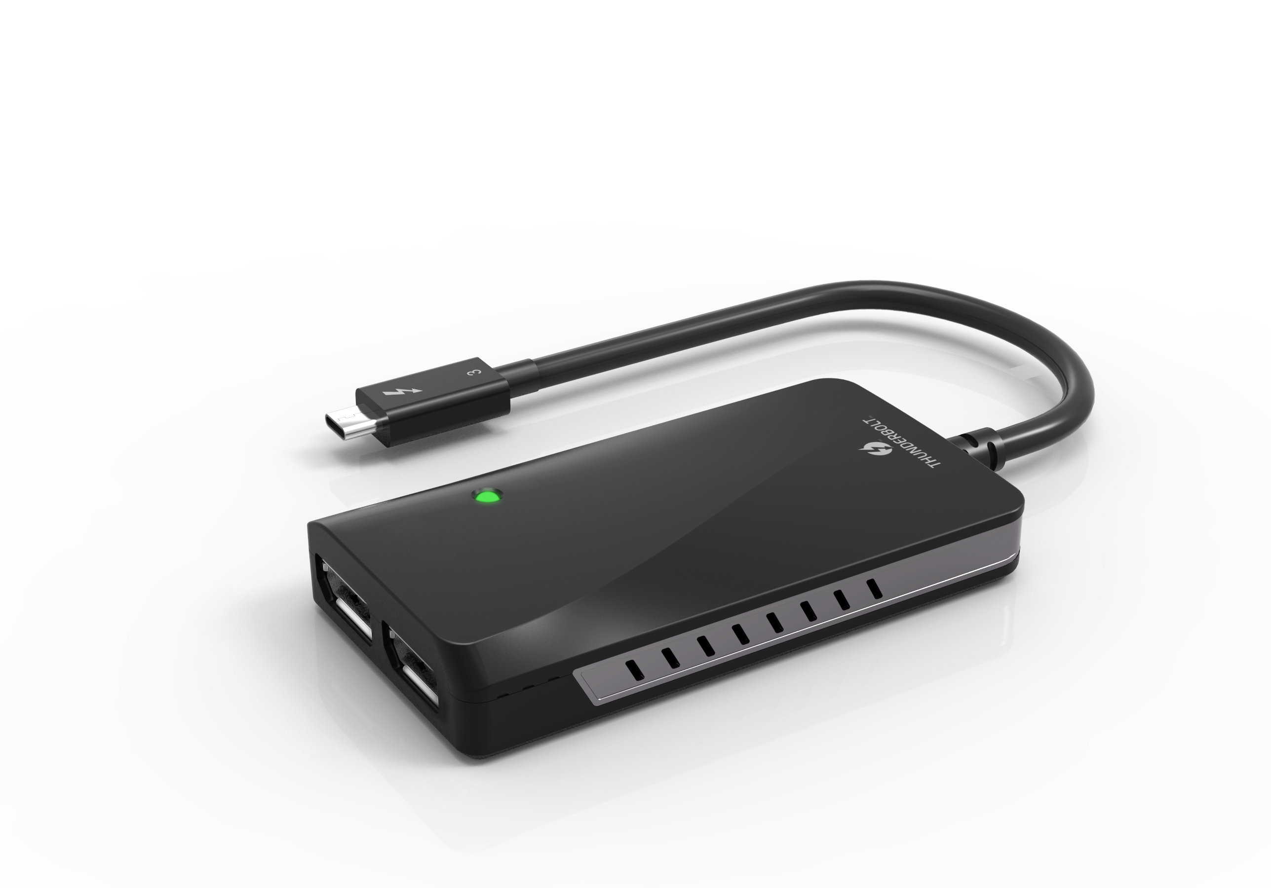 Winstars WS-UTA01D Thunderbolt™ 3 USB-C to dual 4K DisplayPort Adapter ...