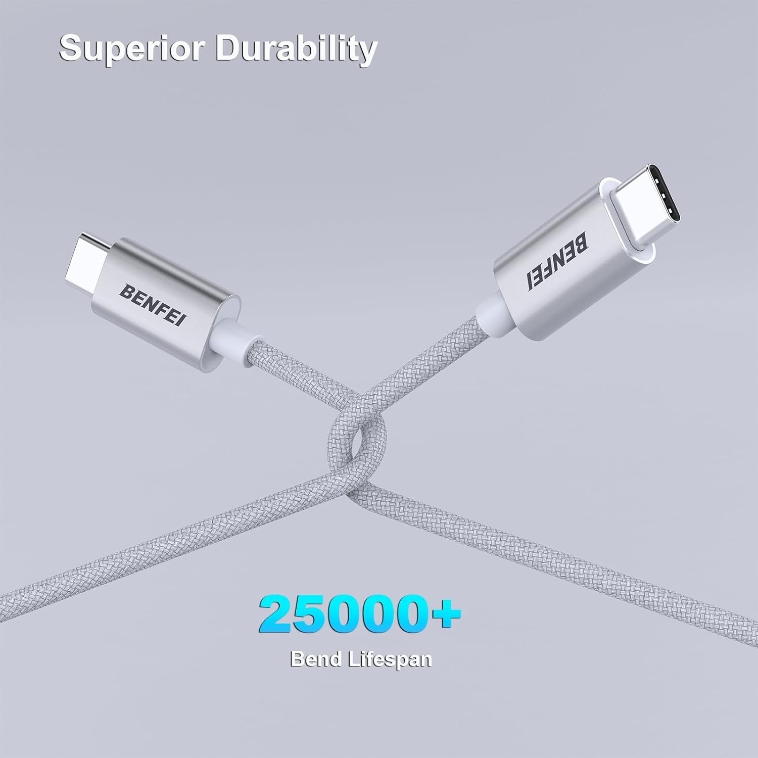 BENFEI 100W USB C to C Fast Charging Cable 1M - PowerhousePC