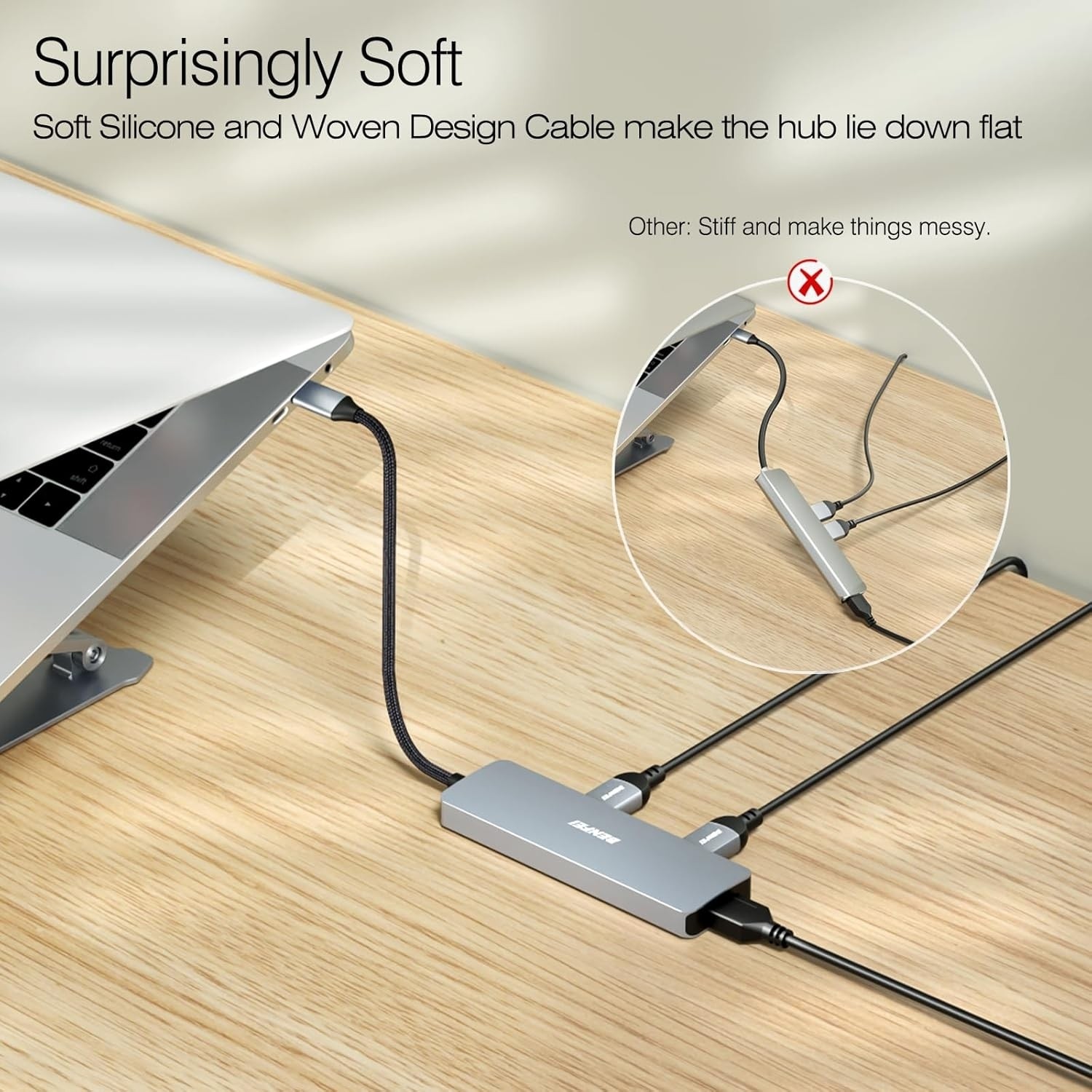 BENFEI USB C Hub 5-in-1 with 4K HDMI(Certified) Aluminum Case ...