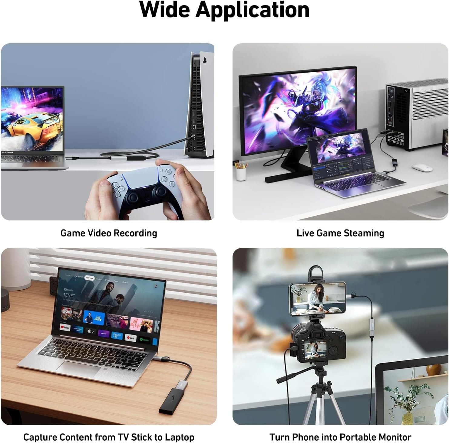 BENFEI Video/Audio Capture Card Supporting Full HD 1080P - PowerhousePC