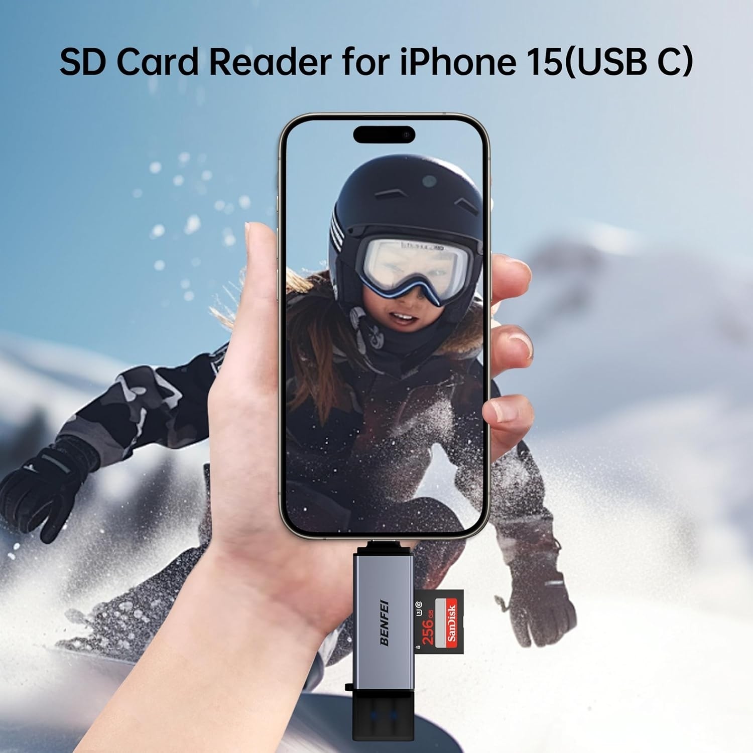 BENFEI SD Card Reader, USB C to SD Micro SD Card Memory Card Adapter ...