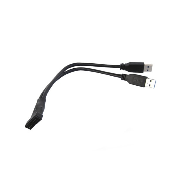 USB 3.0 internal Female to external USB 3.0 port cable - PowerhousePC