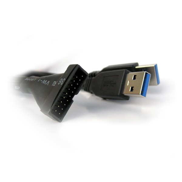 USB 3.0 internal Female to external USB 3.0 port cable - PowerhousePC
