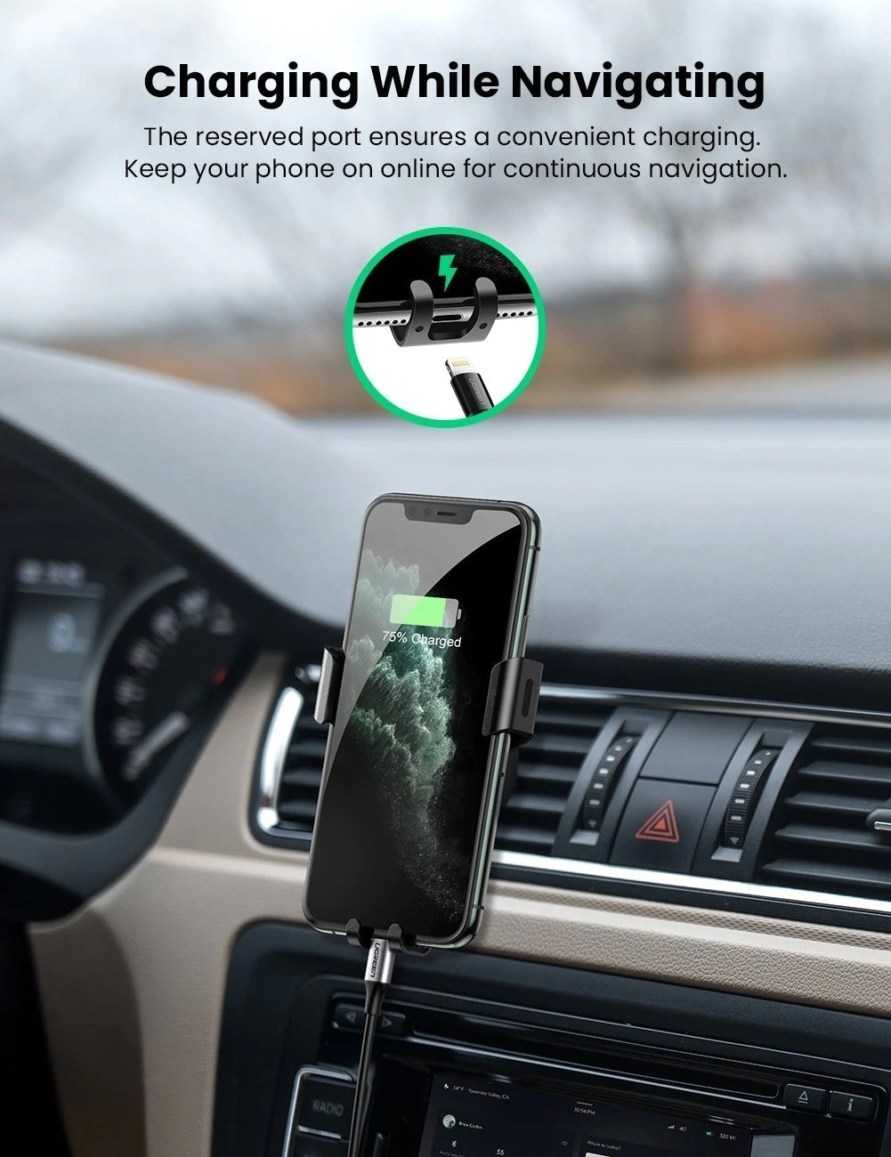 UGREEN 50564 Gravity Drive Car Mount - PowerhousePC