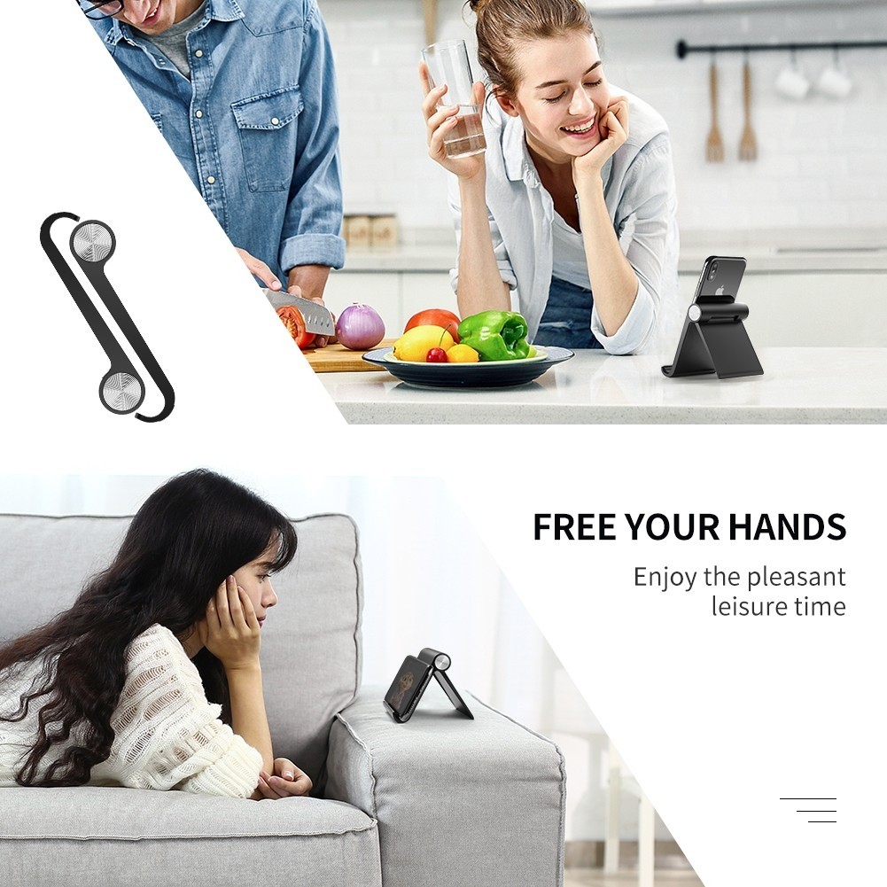 UGREEN Adjustable Portable Stand Multi-Angle Black 50747 - PowerhousePC