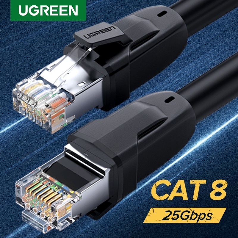 UGREEN 70172 Cat 8 Pure Copper Patch Cord Network Cable 5M - PowerhousePC
