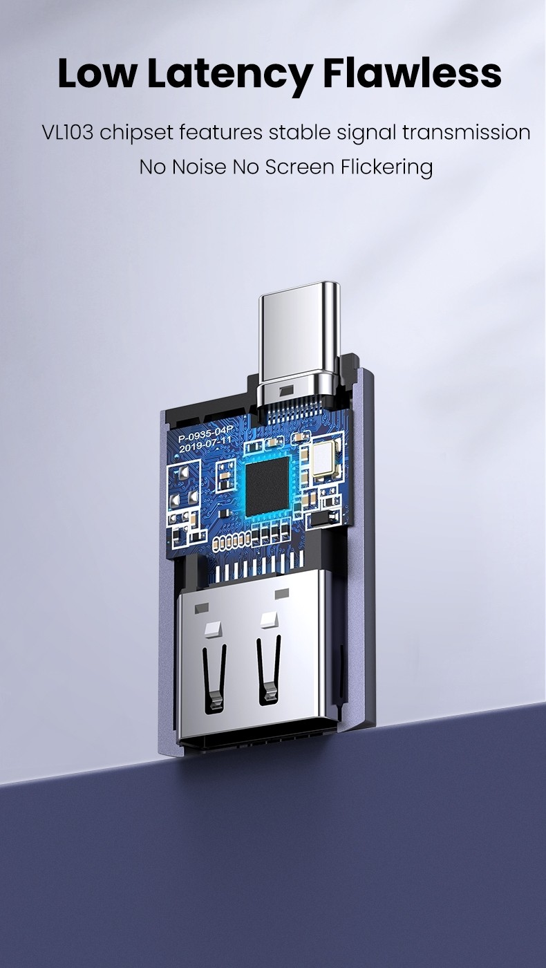 UGREEN 70451 USB-C Male to DP Female Adapter Aluminium Case 4K/2K 60Hz ...