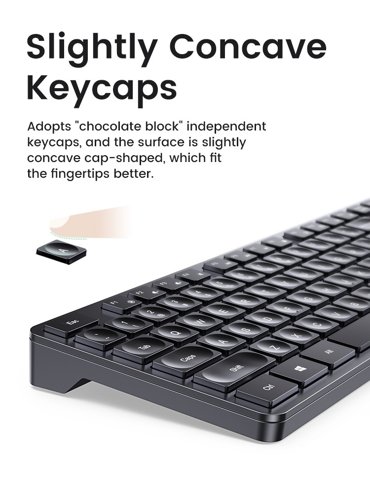 UGREEN 90250 104-Key layout 2.4G Wireless Keyboard - PowerhousePC