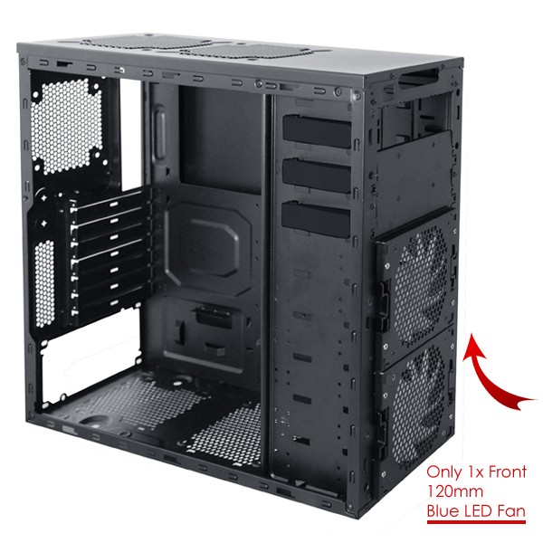 Power Case DH309 ATX Tower Case (No PSU) - PowerhousePC