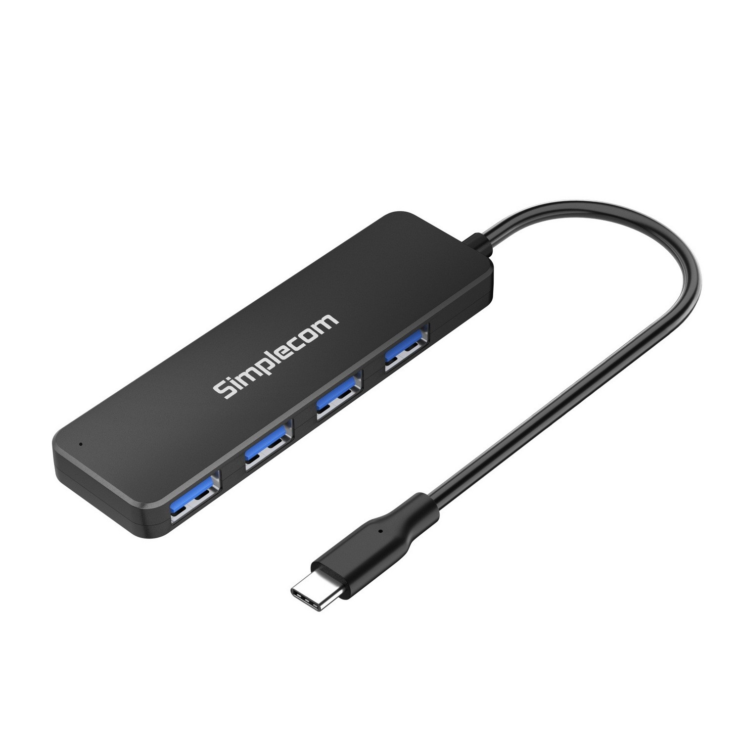 Simplecom CH340 Compact USB-C to 4 Port USB-A Hub USB 3.2 Gen1 ...