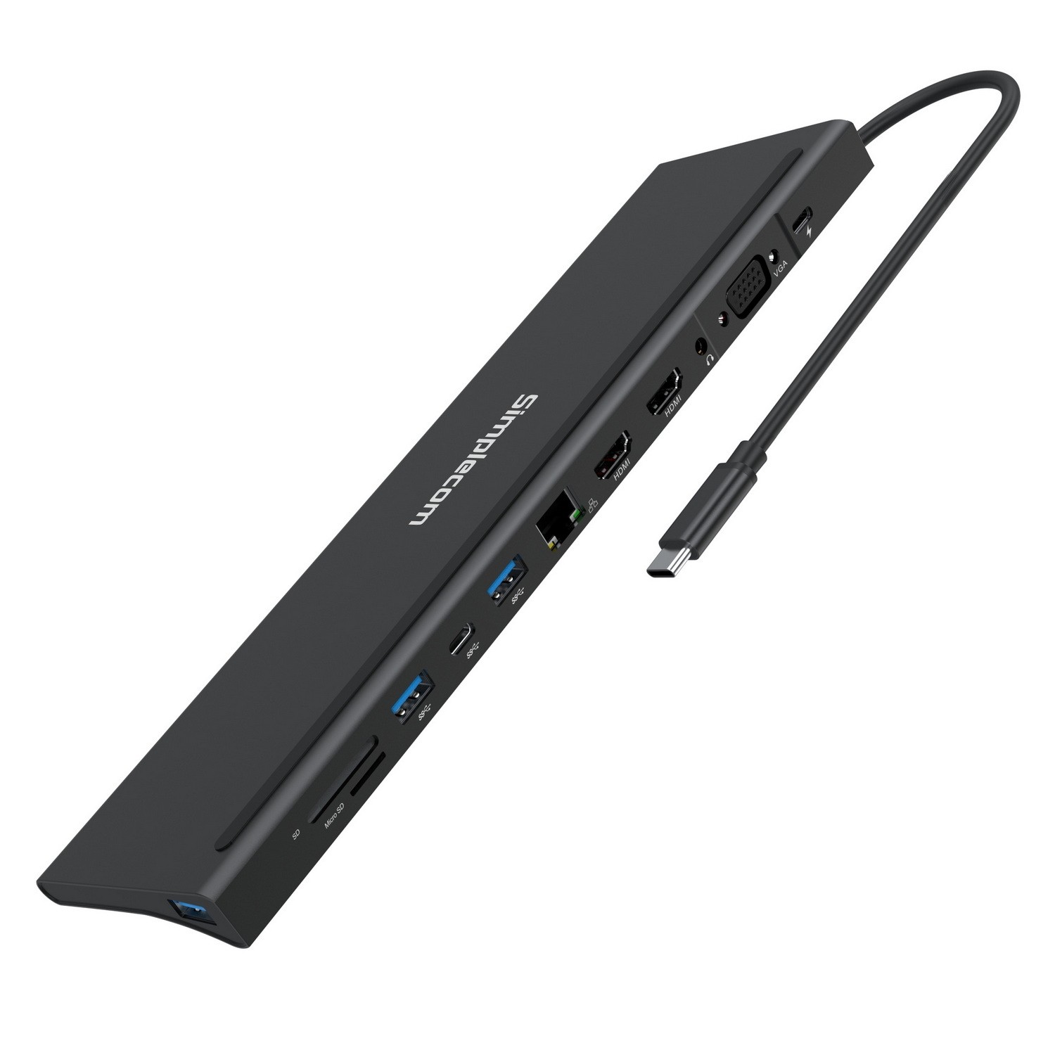 Simplecom CHN622 USB-C 12-in-1 Multiport Docking Station Laptop Stand ...