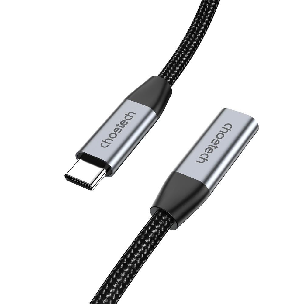 CHOETECH XCC-1039 100W Type-C Female to Type-C Male Extension Cable 2M ...