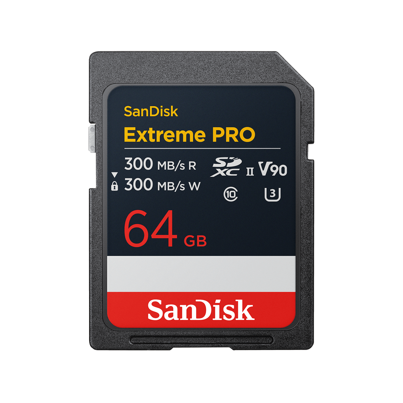 SanDisk SDSDXDM-064G Extreme PRO SD UHS-II V90 Card - PowerhousePC