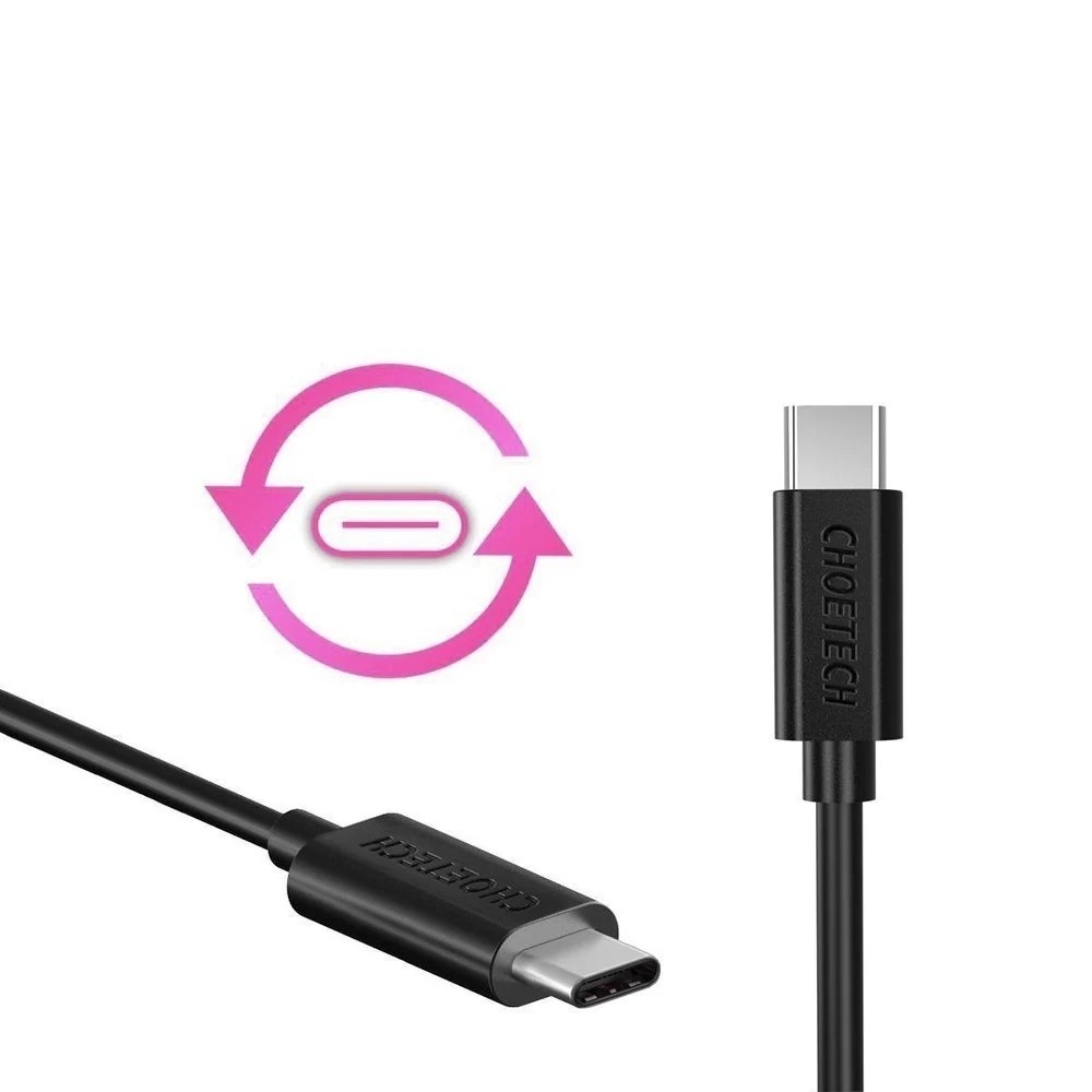 CHOETECH CC0004 USB-C to USB-C Cable USB3.1 Gen2 5V/3A 10 Gbps 3M Black ...