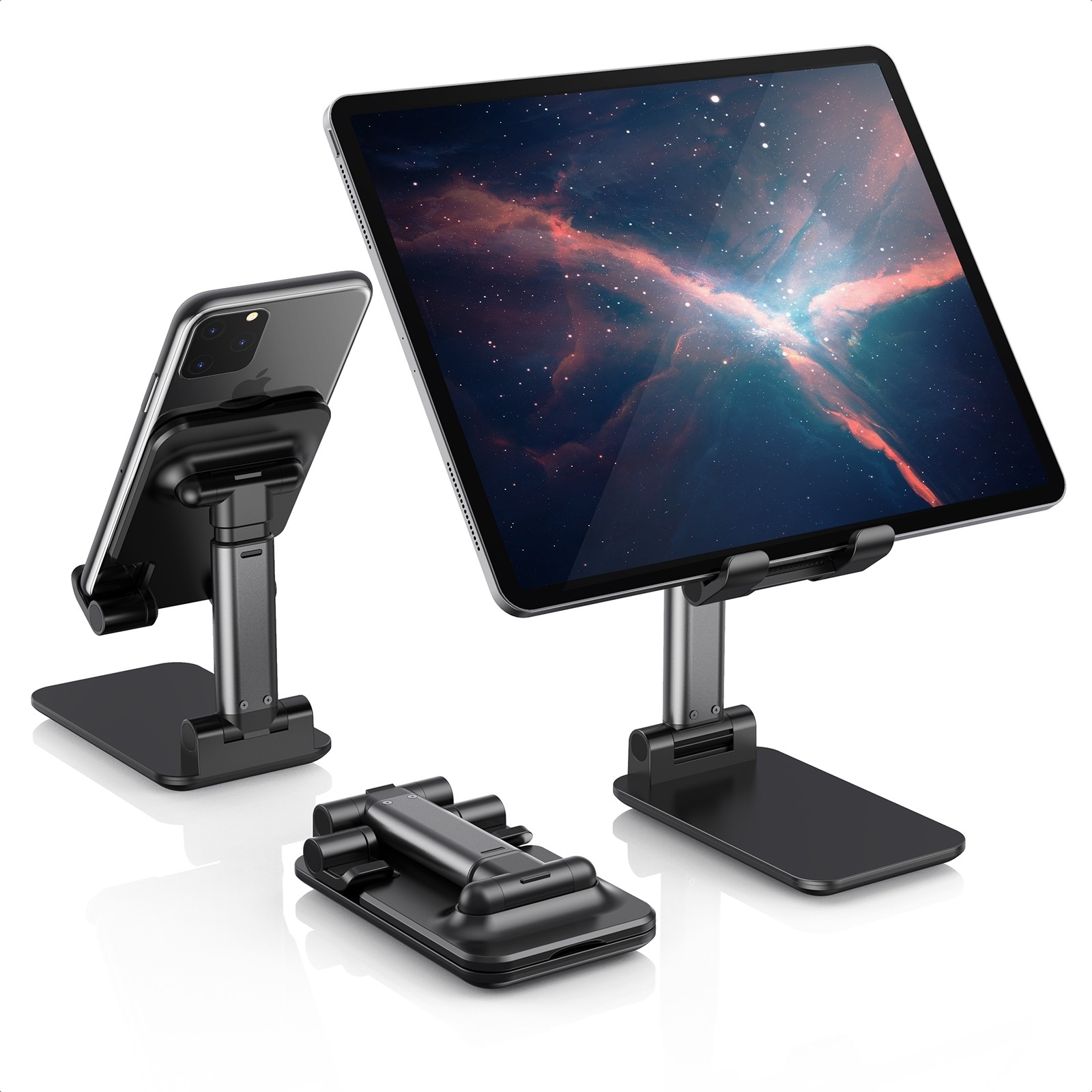 CHOETECH H088 Adjustable Desk Phone/Tablet Stand Black - PowerhousePC