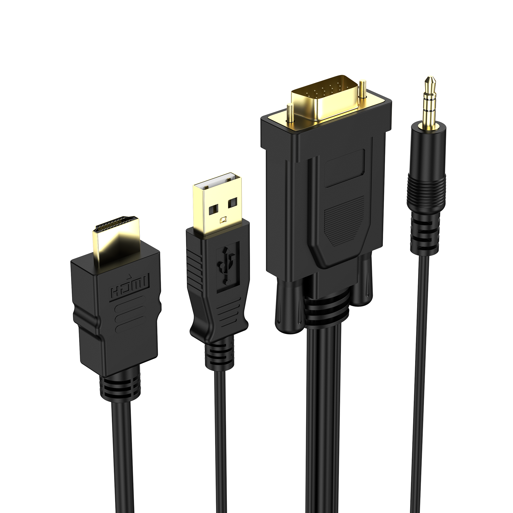Choetech HV-001 HDMI to VGA 1.8m - PowerhousePC
