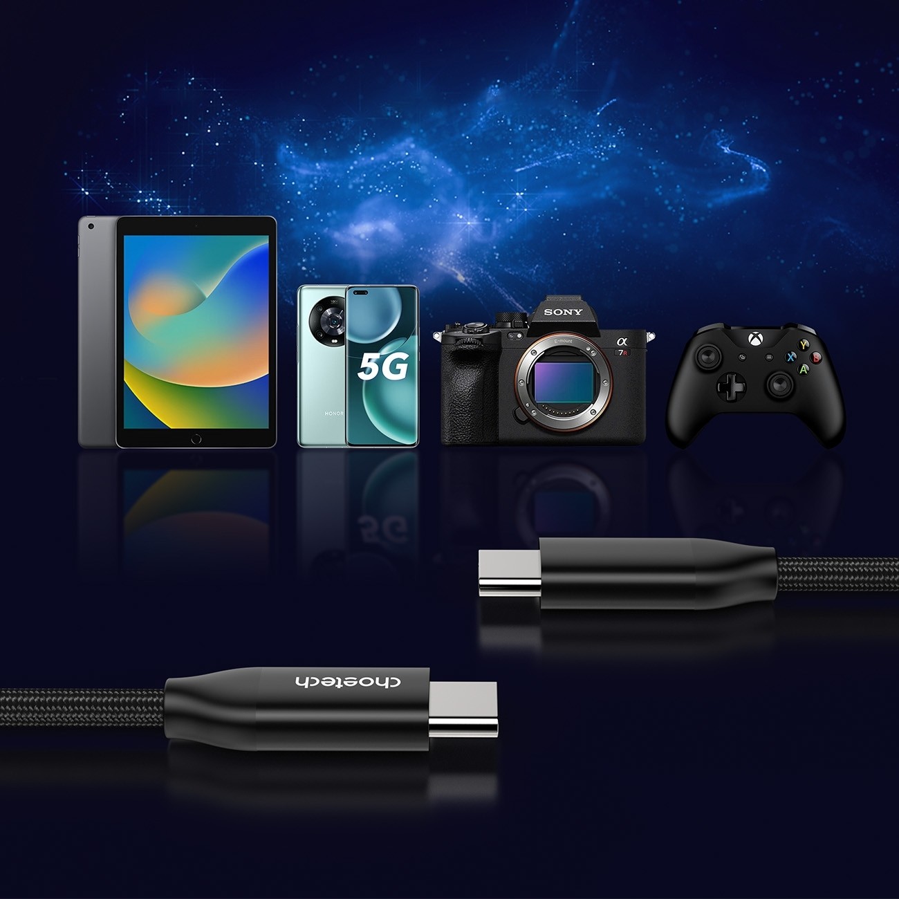 CHOETECH XCC-1035 USB-C M to M PD3.1 240W Super Fast Charging Cable 1M ...