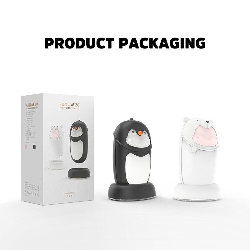 KIVEE HS09-BK 8000 mAh Power Bank + Hand Warmer Black - PowerhousePC