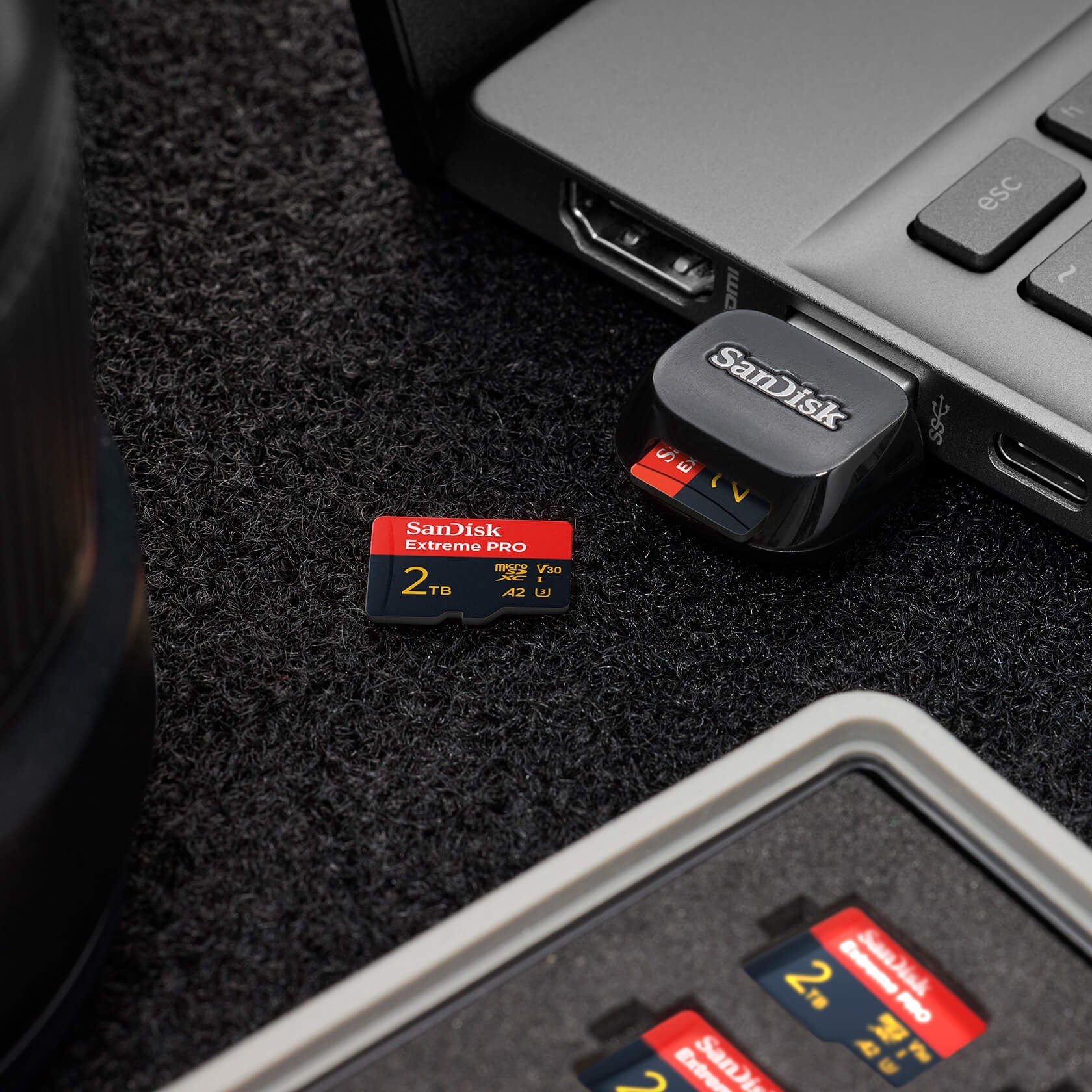 SanDisk 2TB Extreme PRO microSDXC UHS-I CARD (SDSQXCD-2T00-GN6MA ...