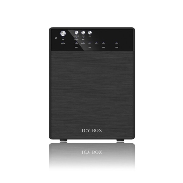 ICY BOX IB-3640SU3 External 4-bay JBOD system for 3.5 Inch SATA HDDs ...
