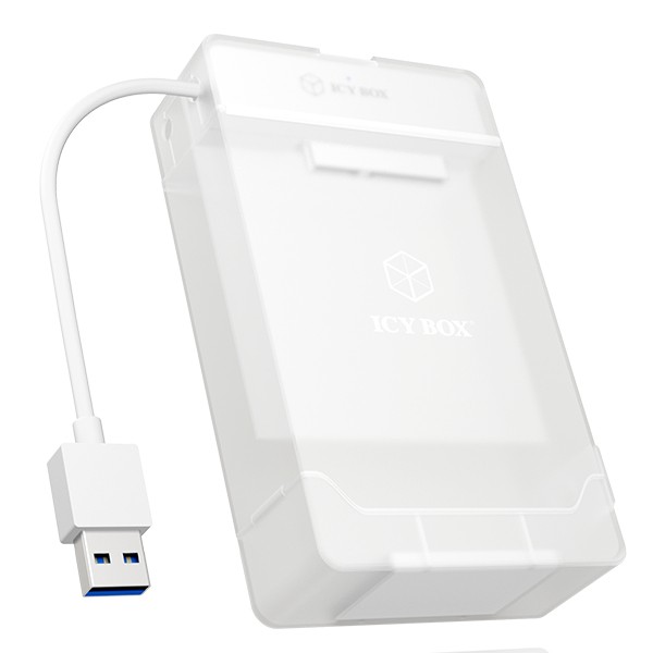 ICY BOX Adapter and enclosure for 2x 2.5" SATA HDDs/SSDs (IB-AC7032-U3 ...