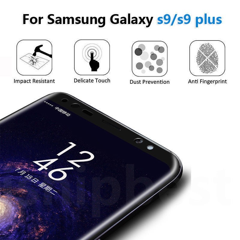 SAMSUNG S9+ FULL COVER 3D TEMPERED GLASS SCREEN PROTECTOR - PowerhousePC