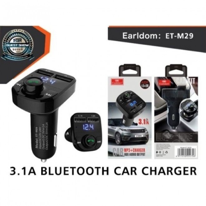 Earldom M29 Wireless Car Kit FM Transmitter - PowerhousePC