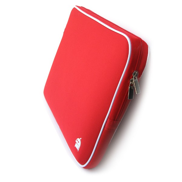12 to 14 inch Laptop Bag Sleeve Case (red) - PowerhousePC