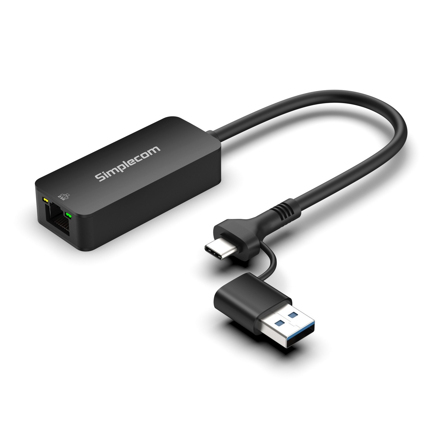Simplecom NU405C SuperSpeed USB-C and USB-A to 2.5G Ethernet Network ...