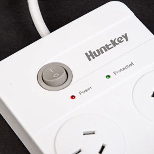 Huntkey 8-Outlet Surge Protector with 2 USB Charging Outlets (SAC804 ...