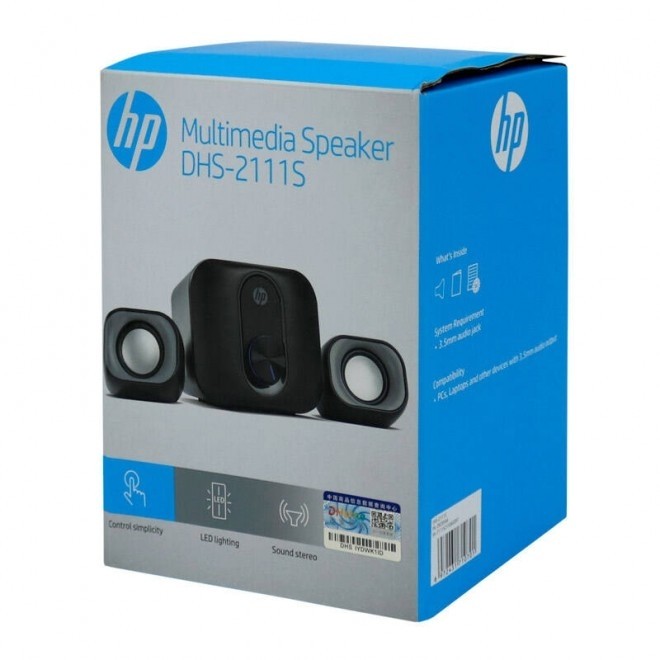 HP DHS-2111S Stereo 2.1 Multimedia Speaker - PowerhousePC